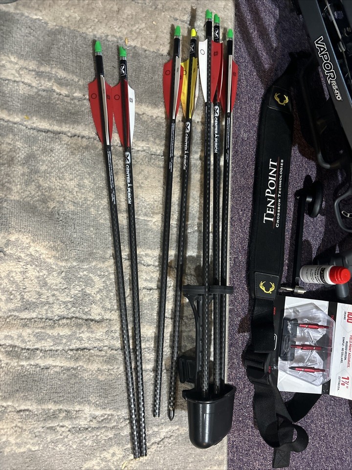 TENPOINT VAPOR RS470 *USED* Brand New strings and cables shot around 30 ...