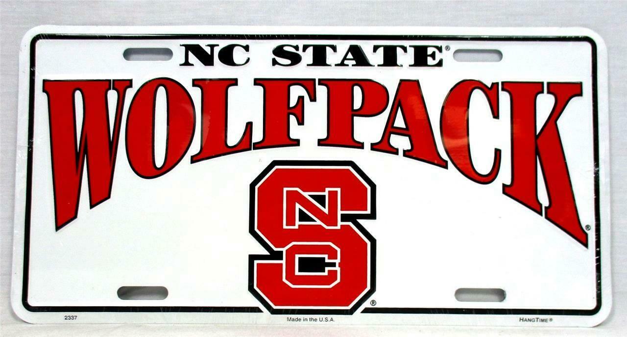 North Carolina State White Embossed Metal License Plate Sign | eBay
