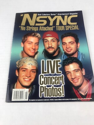 NSync Magazine Gold Collectors Series No Strings Attached Tour Special ...