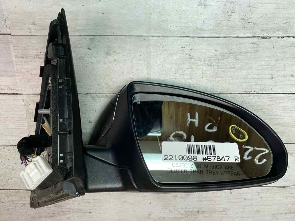 Kia Optima door mirror 16 to 20 right side black code EB blind spot ...