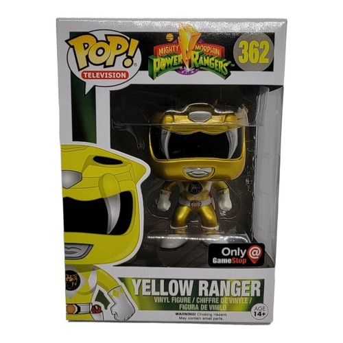 Funko Pop! MIGHTY MORPHIN POWER RANGERS YELLOW RANGER #362 GAMESTOP EXCLUSIVE | eBay