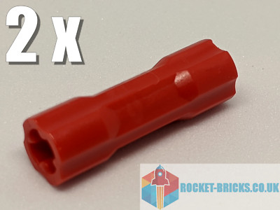 ⭐️️2 x NEW LEGO 26287 AXLE CONNECTOR 3L - RED - 6273211️⭐️ | eBay