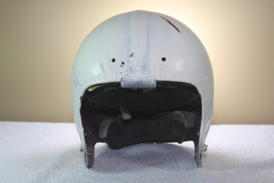 Vtg 1975 Antique Old Wilson F2005 Adult Suspension Worn Used Football ...