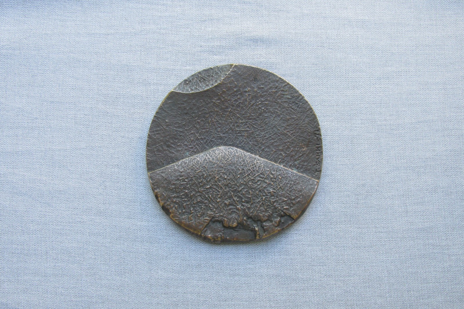 Bronze Art Medal -- Terho Sakki -- Semi Abstract -- Finnish / Finland ...