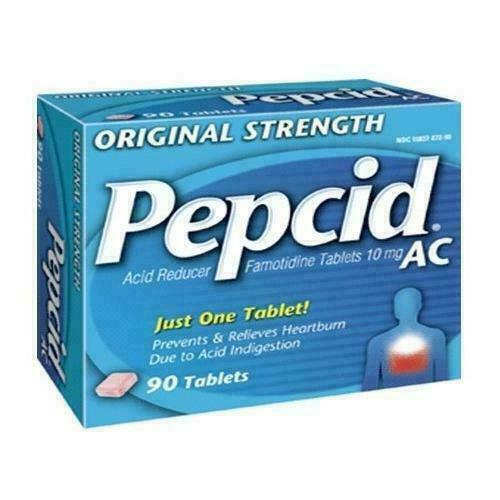 Pepcid AC Original Strength Famotidine 10mg Tabs 90 Exp 04/25 *Free ...