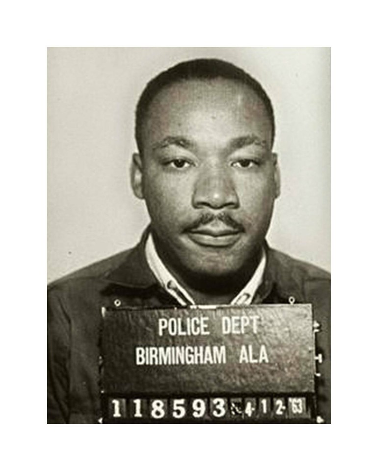 Martin Luther King Jr 8x10 photo mugshot print MLK civil rights leader ...