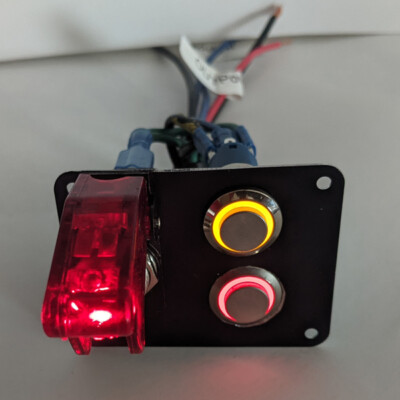 In-Cab Winch Control with lighted switch & lighted buttons includes ...
