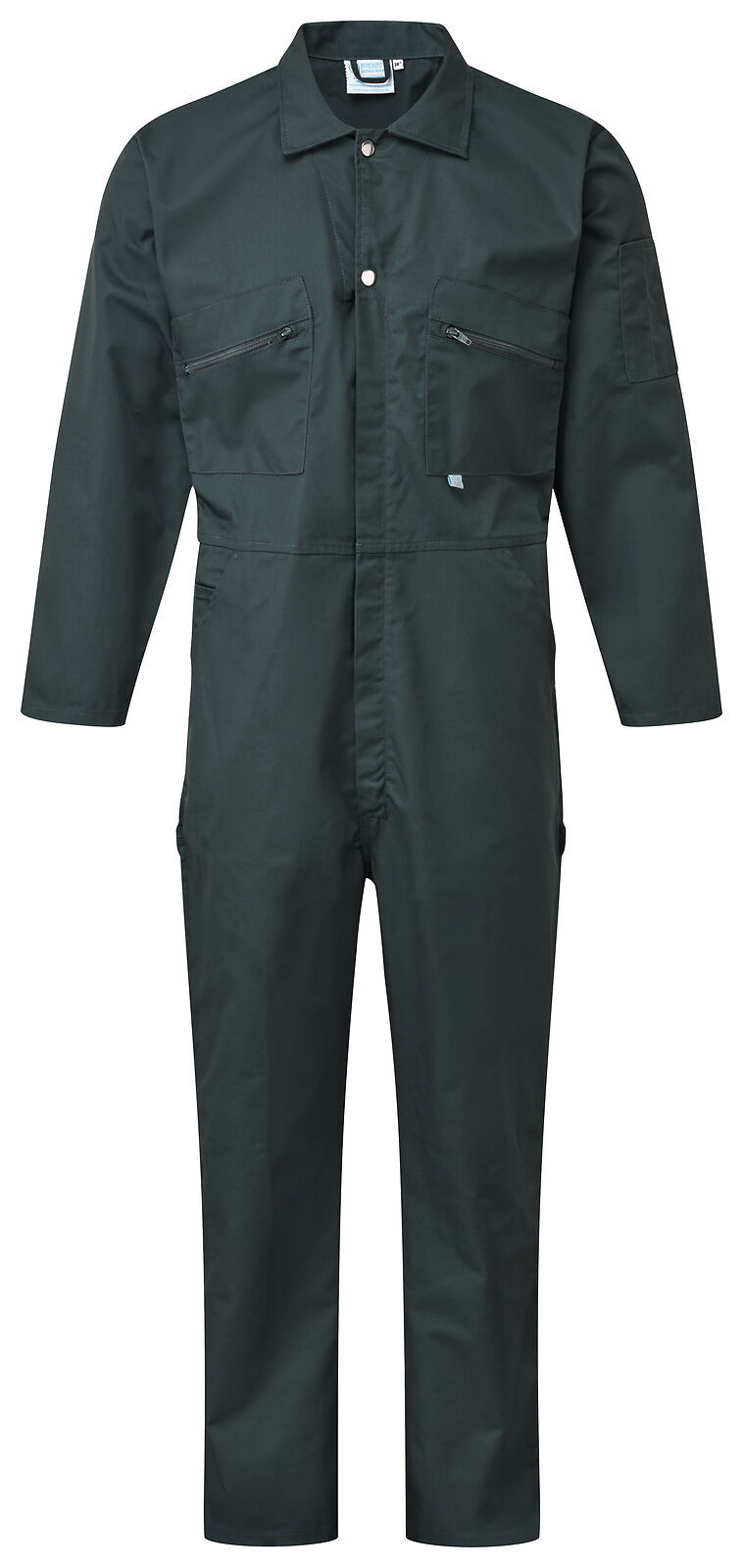 MENS WORK COVERALLS ZIP OVERALLS WAREHOUSE GARAGE MECHANICS BOILERSUIT ...