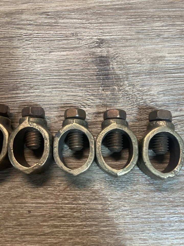 Lot Of 7 1/2” Acorn Clamps Ground Rod Clamps | eBay