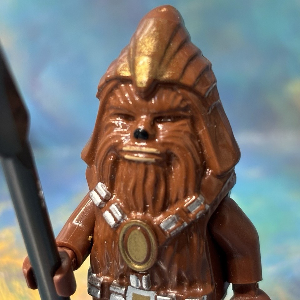 LEGO Star Wars Wookie Warrior Minifigure with Weapons (sw0132) 7258 ...