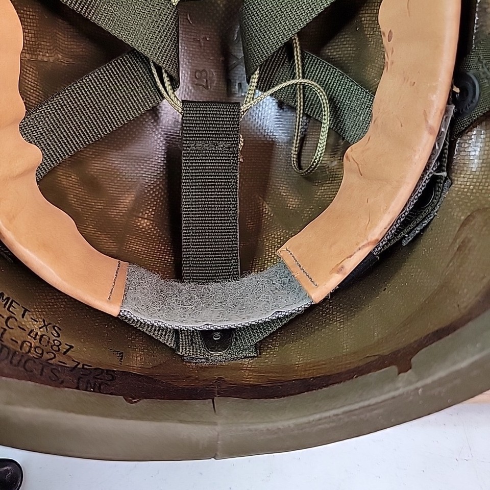 US Army PASGT Ballistic Made With Kevlar Military Helmet Used Size XS ...