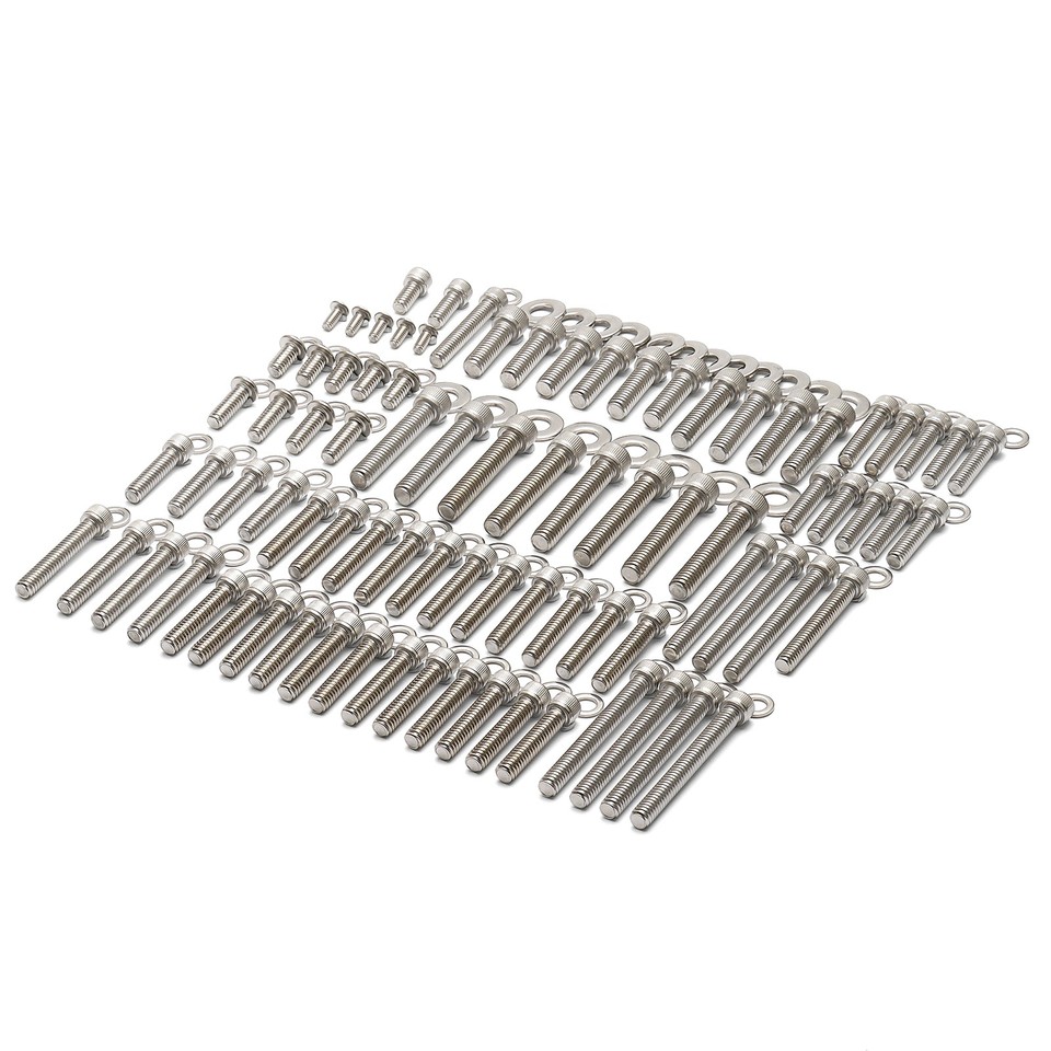 Stainless Steel Engine Bolt Screw Kit Set For Harley Touring Road King ...