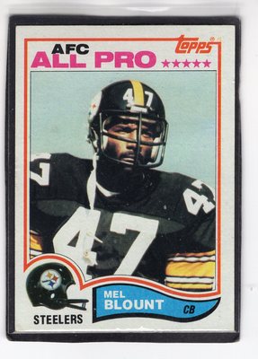 1982 MEL BLOUNT - Topps "ALL PRO" Football Card- # 203 - PITTSBURGH ...