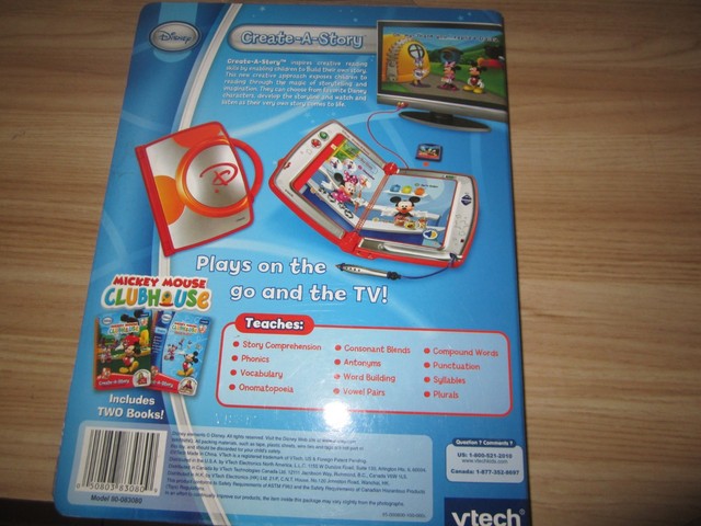 VTech Create a Story Disney Mickey Mouse Clubhouse Book Cartridge for ...