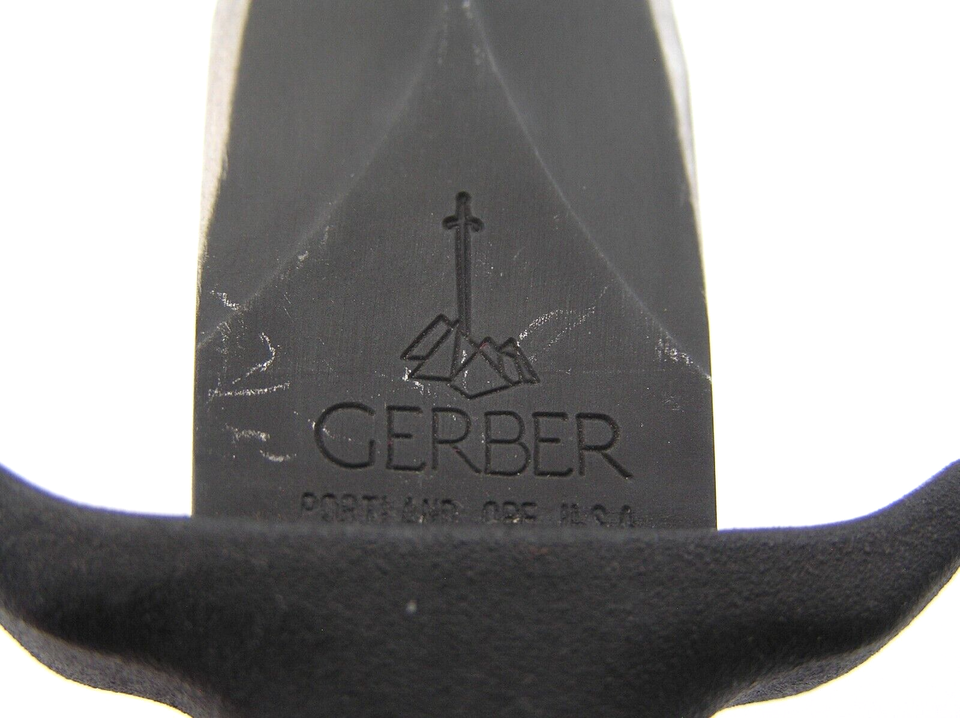 Black Blade Gerber Mark I Boot Knife Dagger Model 5604 mk 1 | eBay