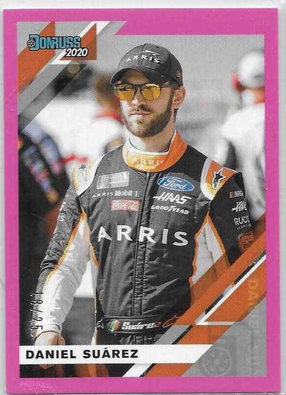 2020 Panini Donruss NASCAR - Retro 1987 Daniel Suarez #144 Pink /25 for ...