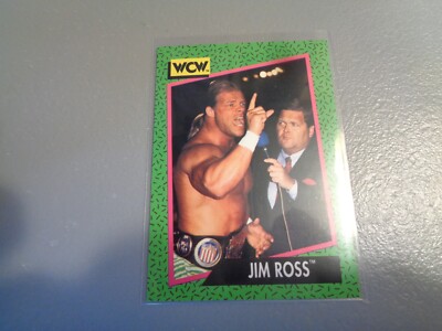 Jim Ross 1991 Impel WCW Wrestling Trading Card - #155 | eBay