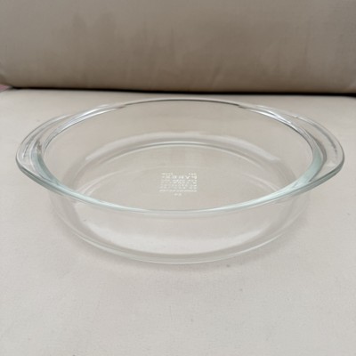 Vintage PYREX 221 Round Clear Glass Baking Pie/Quiche/Cake Pan Dish ...