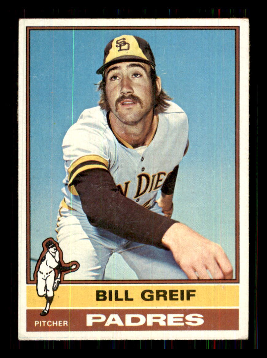 1976 Baseball Topps Bill Greif San Diego Padres #184 2 | eBay