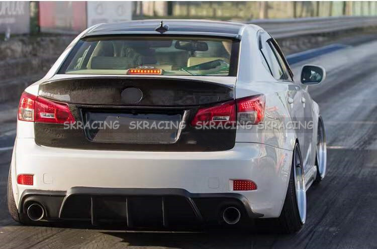 For LEXUS IS250 IS350 ISF 06-13 08 Wald REAL Carbon Fiber HighKick ...