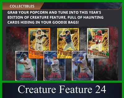 CREATURE FEATURE 24 ICONIC 30 CARD SET-TOPPS BUNT DIGITAL | eBay