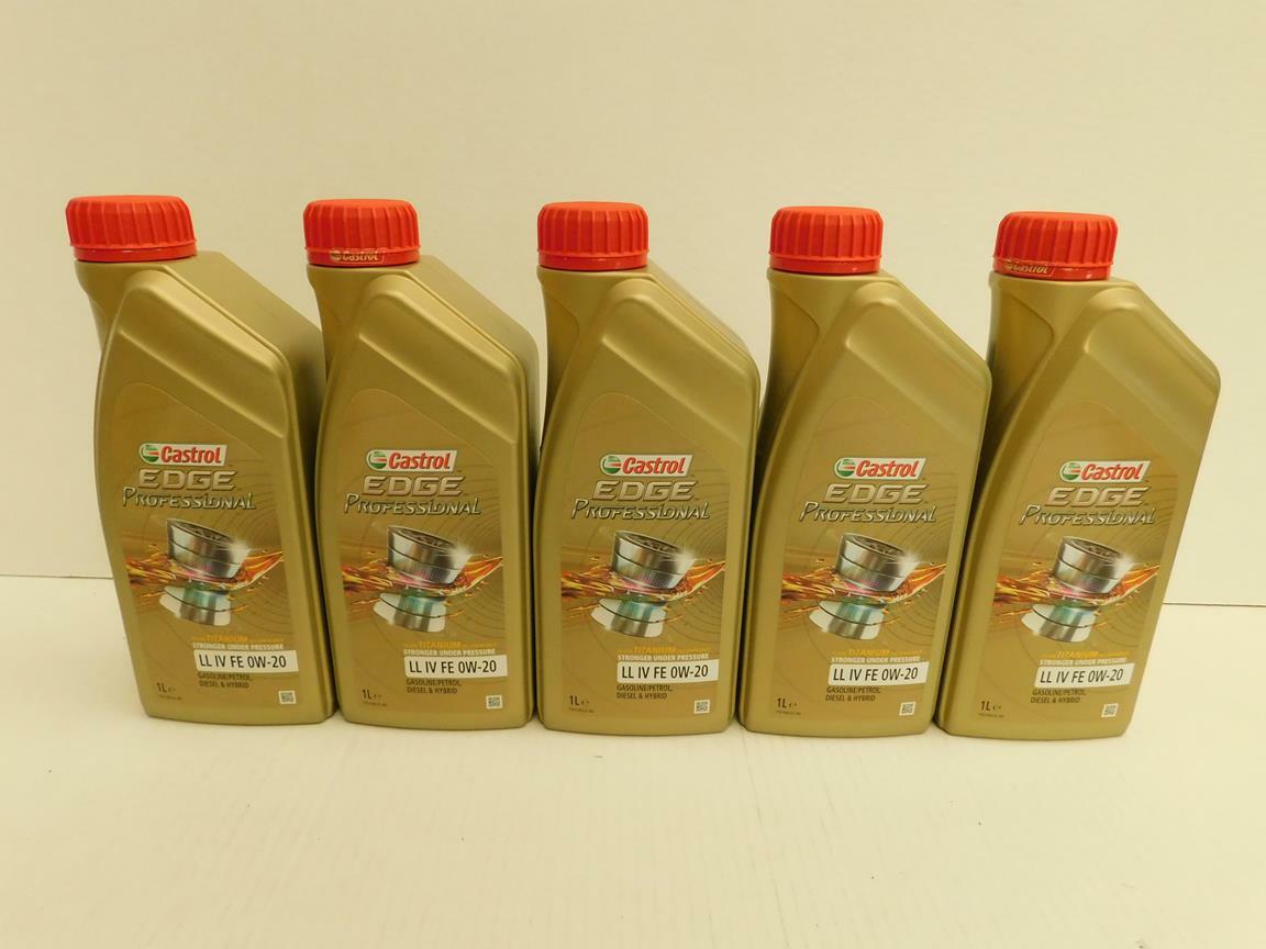 11,98€/l Castrol Edge Prof LL IV FE 0W-20 5 Ltr VW 50800 50900 Longlife ...