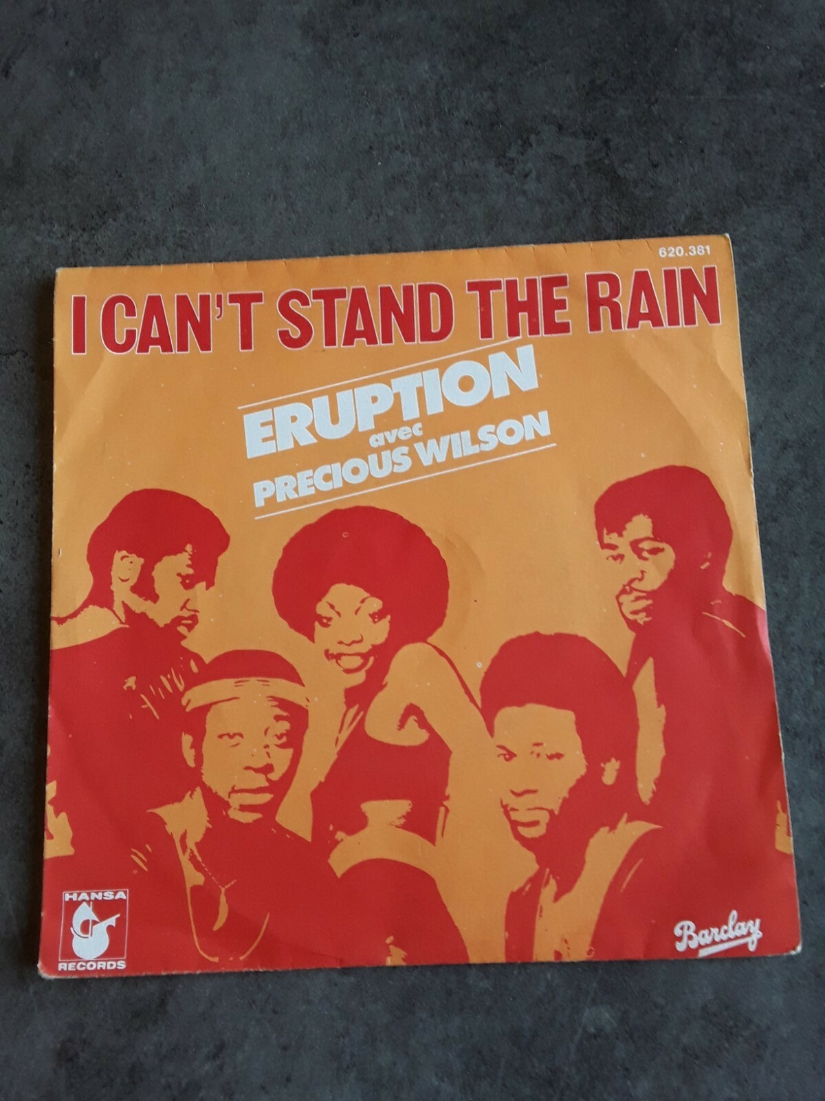 VINYL 45T ERUPTION(ET PRECIOUS WILSON) "I CANT STAND THE RAIN"1977 ...