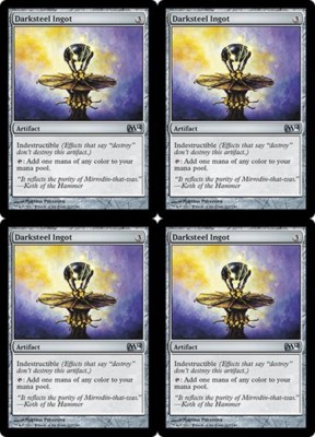 MTG - 4x DARKSTEEL INGOT - M14/Core Set 2014 (U) | eBay
