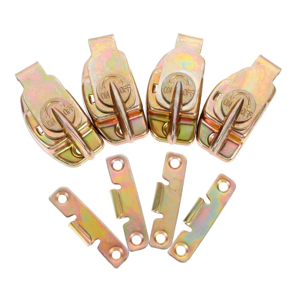 4 Pcs Dining Table Connector Iron Table Buckles Cabinet Door Lock ...