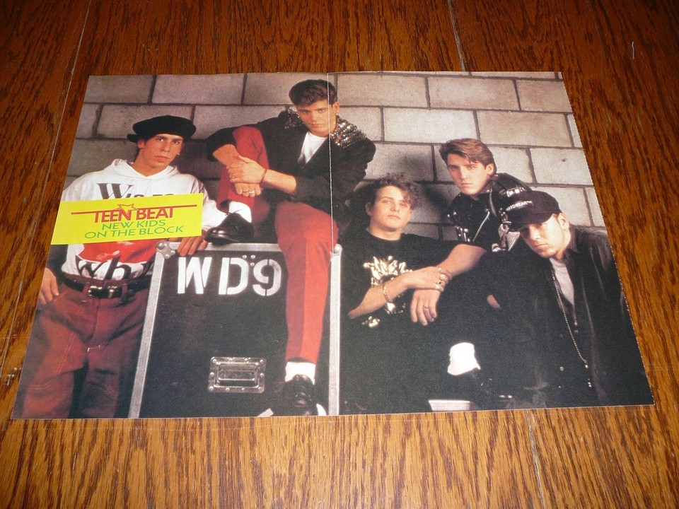 Jordan Knight poster Teen Beat mag pull out New Kids on the Block ...