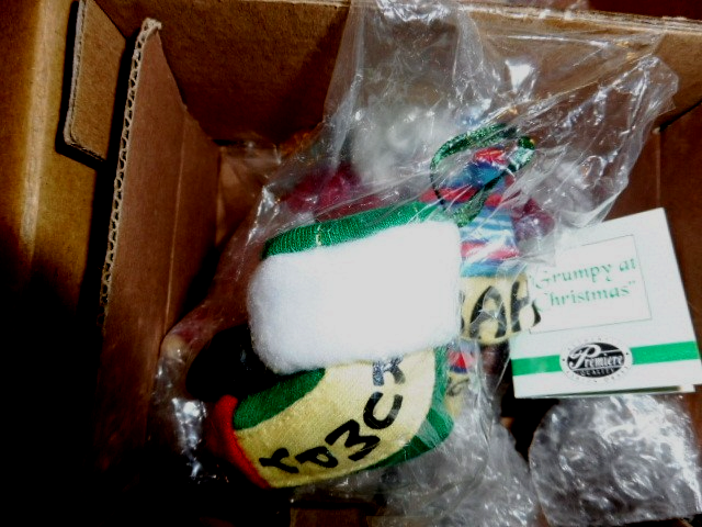 Rare Ashton Drake "Grumpy At Christmas" W/Stocking & Coal & Stand | eBay