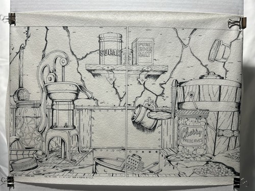 VTG Artex Tri-Chem 2228 Summer Days Embroidery Paint Picture 2-11x14 | eBay