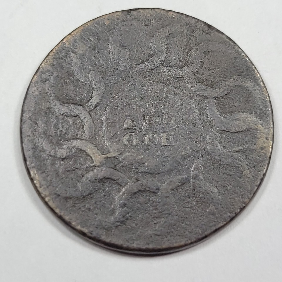 1787 FUGIO CENT Colonial Copper Penny Scarce Circulated Type Coin *J155 ...