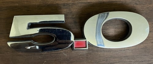 11-14 Ford Mustang 5.0 Chrome Fender Emblem LH D720B | eBay