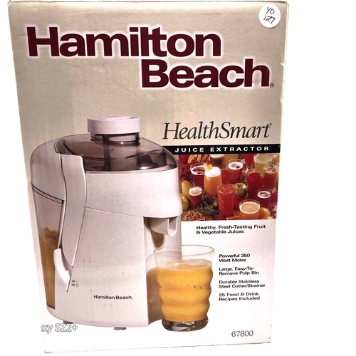 Juice Extractor Health Smart Hamilton Beach Durable 350-Watt 67800 NEW ...
