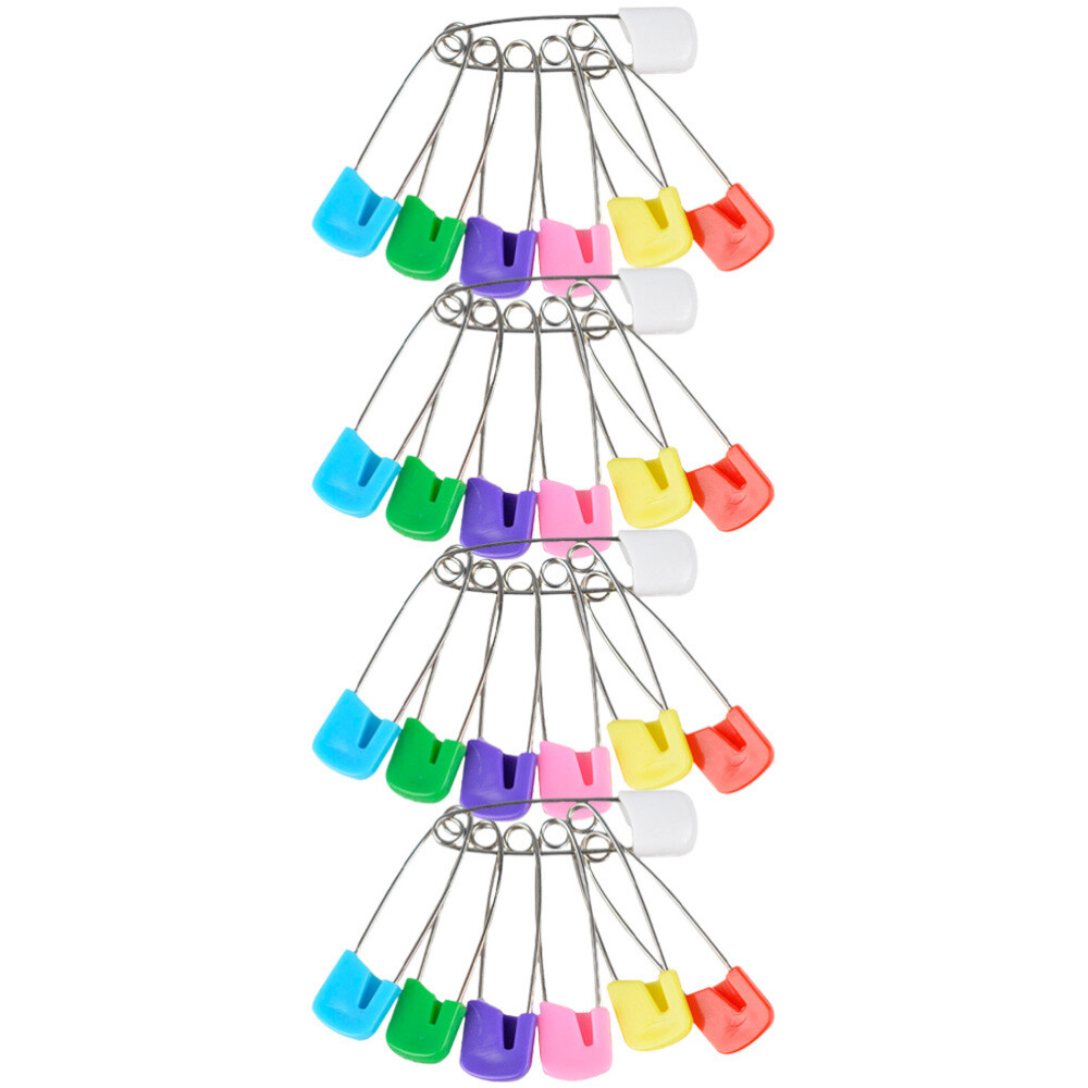 50 Pcs Safety Pin Fastener Child Pins Baby Traditional Diapers Clothing ...