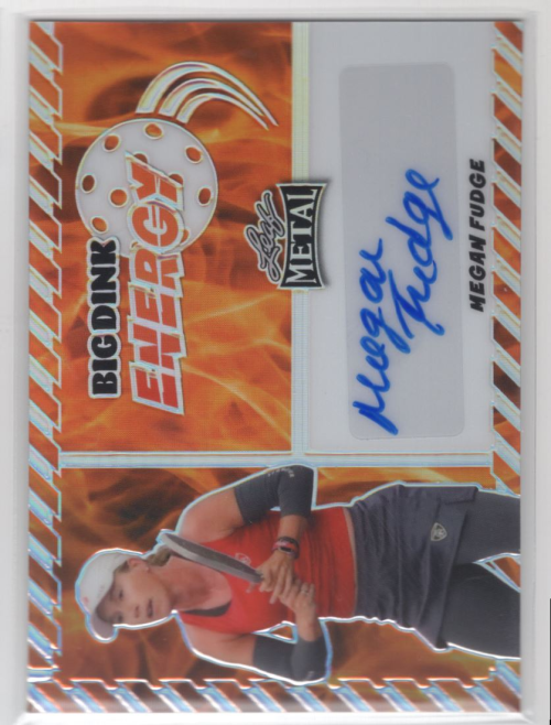 2024 Leaf Metal Pickleball Big Dink Energy Prismatic Fire Megan Fudge ...