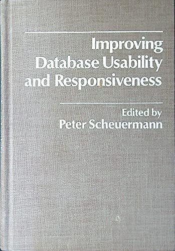Improving Database Usability and Responsiveness, Peter Scheuermann | eBay