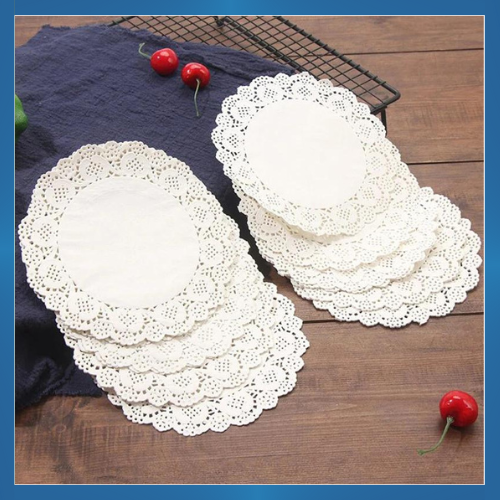250 Pack Round Paper Doilies White Lace Paper Doyleys Party Wedding ...