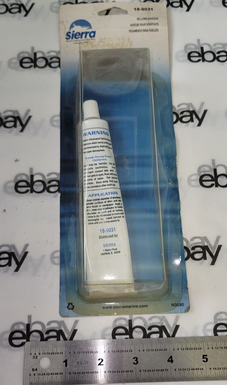 Sierra 18-9031 Marine Bellows Adhesive for Mercruiser Stern Drive 2 oz ...