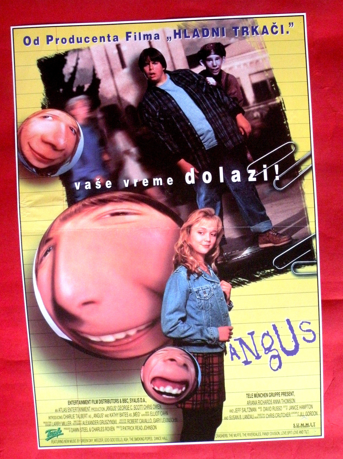 ANGUS 1995 CHARLIE TALBERT GEORGE C. SCOTT KATHY BATTES RARE EXYU MOVIE ...