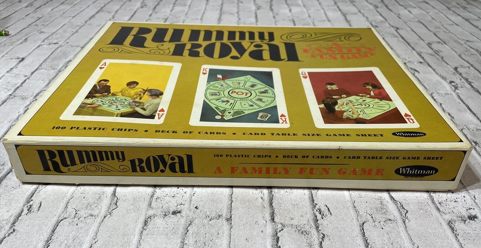 Rummy Royal Deluxe Edition 1975 Whitman 4804 Vintage Game for sale ...
