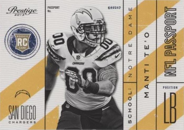 2013 Panini Prestige - Nfl Passport Manti Te'o #31 (RC) for sale online ...