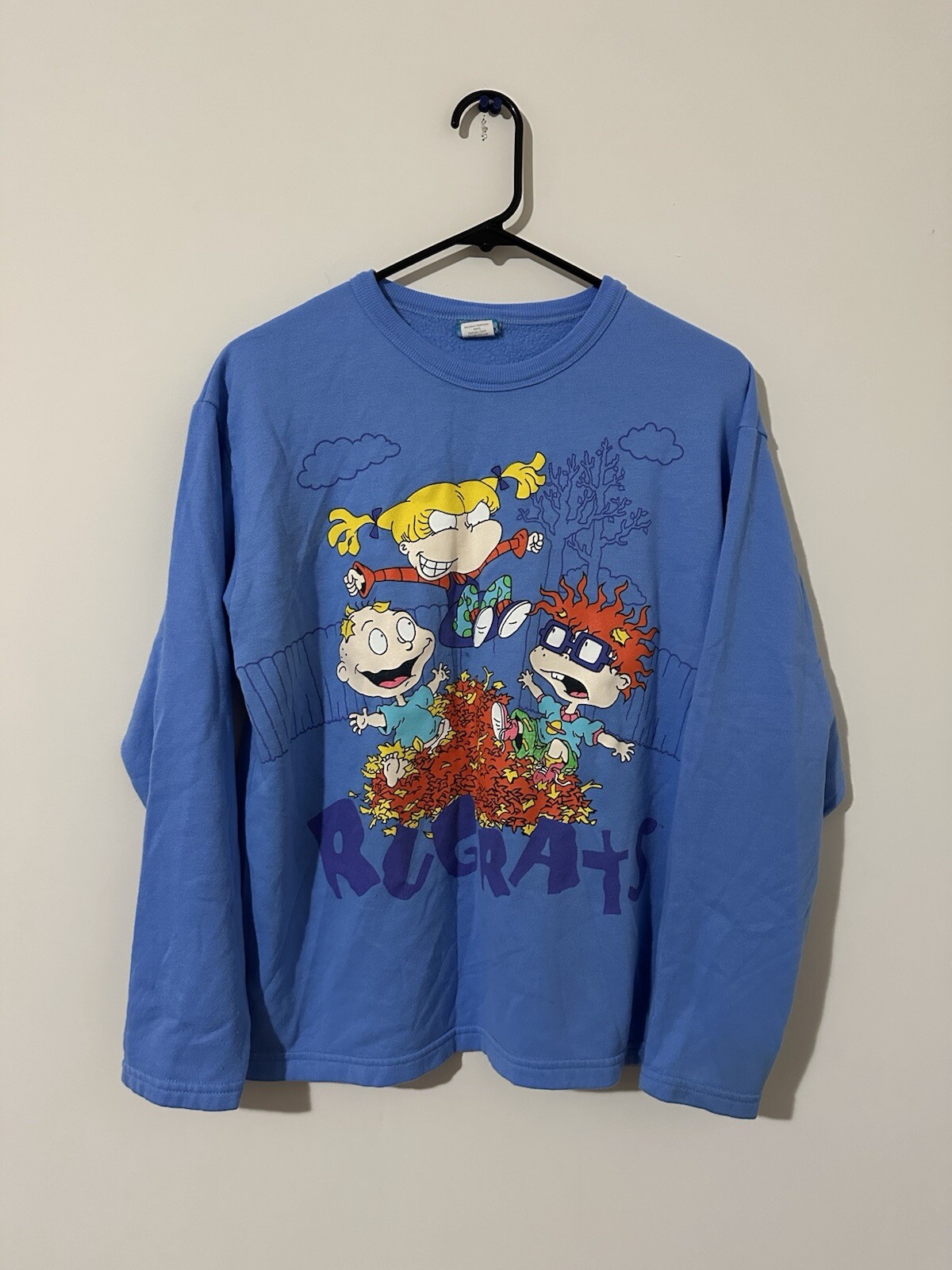 Vintage 1997 Nickelodeon Rugrats Blue Sweatshirt Size… - Gem