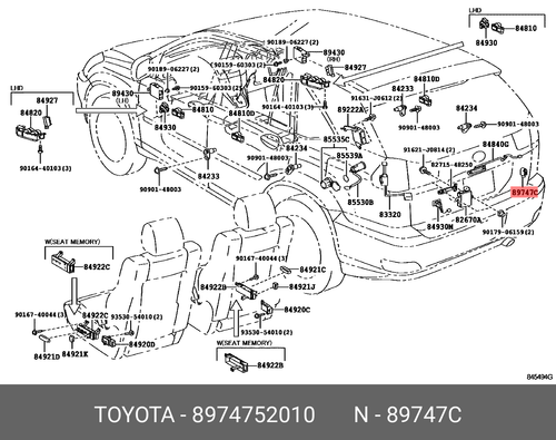 Genuine OE Buzzer Wireless 8974752010 for Toyota 89747-52010 | eBay.de