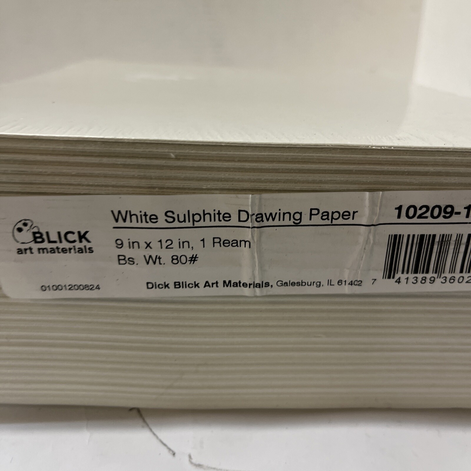 Art Drawing Paper White Sulphite 9”x 12” 10209-1033 ** See Description ...