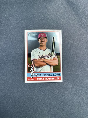 Nathaniel Lowe 2025 Topps Heritage - Chrome SP - #485 Nationals | eBay