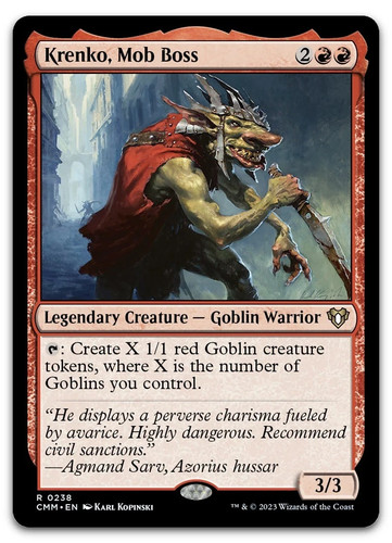 ** Krenko, Mob Boss ** Tribal EDH Commander Deck ** MTG | eBay