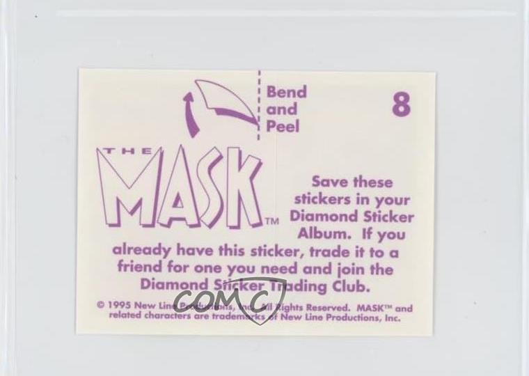 1995 Diamond The Mask Animated Series Stickers The Mask #8 3c7 | eBay