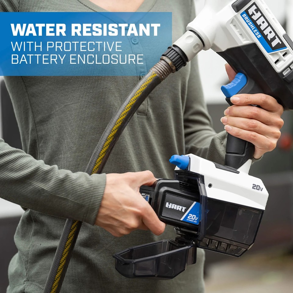 HART 600PSI at 0.7GPM 20V Brushless Power Cleaner | eBay